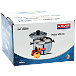 Buy Nandi Aluminium Idli Cooker - With 4 Plates, Strong & Sturdy, Easy ...