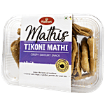 Buy Haldiram's Tikoni Mathi - Crispy & Crunchy Savoury Snack, Filled ...
