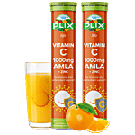 Buy PLIX Life - Vitamin C 1000mg Amla + Zinc Effervescent Tablets ...