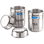 Buy Neelam Stainless Steel Tea & Sugar Container/Canister/Condiment ...