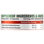 Buy Nature Life Nutrition Horny Goat Weed Dietary Supplement Capsules ...