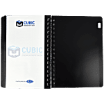 Buy Cubic Wiro Notebook - Ruled, Single Line, Black, A5, 160 Pages ...