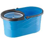 Buy Polyset Spin Mop With Bucket - Plastic, With Rod, Blue Online at ...