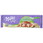 Buy Milka Whole Hazelnuts Delicate Milk Chocolate Online at Best Price ...