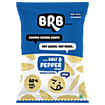 Buy BRB Popped Potato Chips - Salt & Pepper Flavour Online at Best ...