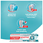 Buy Colgate Sensitive Plus Toothpaste - With Pro Argin Formula, For ...