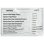 Buy Apsara Ace Kit - Assorted Stationery, Useful For Children Online at Best Price of Rs 160 ...