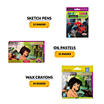 Buy Classmate Stationery Kit Bag - Assorted, 12 In 1, Notebook, Pens ...