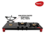 Buy Pigeon by Stovekraft Infinity - 3 Burner Gas Stove, Cooktop With ...