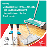 Buy Milton - Spotzero Zip Zap Pocha/Wiper - With Sturdy Handle, For ...