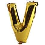 Buy Bvishal Foil Alphabet Balloon - Letter V, Party Decor, For Birthday ...