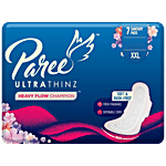 Buy Paree Ultra Thinz Heavy Flow Pad With Disposable Cover - Soft, XXL ...