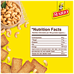 Buy MARIO Cashew Rusk - Oven Fresh, No Transfat, Crunchy Teatime Snack ...