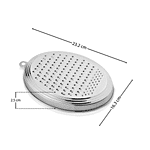 Buy Omega Stainless Steel Grater - Oval, Durable, For Grating ...