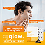 Buy PURECURE+CO Glow Tablets - Natural Ayurvedic Wellness, For Clear ...