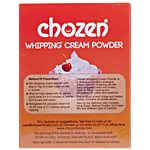 Buy CHOZEN Whipping Cream Powder - Vegetarian, Non-Dairy Icing Mix, For ...