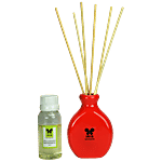 Buy Iris Apple Cinnamon Reed Diffuser Set - 60 ml diffuser oil, 6 Rattan reeds, 1 ceramic pot ...