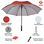 Buy Fendo Golf Umbrella - Auto Open, 73 cm, Red Online at Best Price of ...