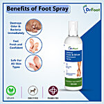Buy Dr Foot Foot & Shoe Deodorant Spray - Essential Oils & Enzymes ...