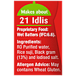 Buy MTR FOODS Minute Fresh Idli Batter - ConviPack, No Added Soda ...