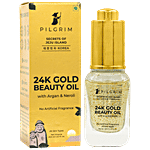 Buy PILGRIM 24K Gold Beauty Oil With Argan & Neroli - For Glowing Skin ...
