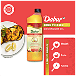 Buy Dabur Cold Pressed Groundnut Cooking Oil - Perfect Blend of Health ...