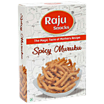 Buy Raju Snacks Spicy Murukku - Buttery Texture, Delectable Snack ...