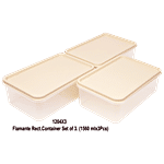 Buy Unica Flamante Rectangular Containers Set - Durable, Storage Boxes ...