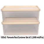 Buy Unica Flamante Rectangular Containers Set - Durable, Storage Boxes ...