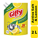 Buy Giffy Concentrated Dish Wash Gel - With Active Salt & Lemon ...