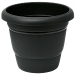Buy NATURES PLUS Flower Pot 80 - Black, Plastic, Durable & Sturdy ...