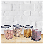 Buy JOYO Kitchen Classic Container Set - Transparent Plain, Grey ...