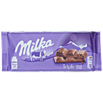 Buy Milka Triple Choco Cocoa Alpine Milk Slab With Oreo Pieces Online ...