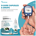 Buy Herbal max D-Sure Diabetic Care Kit - Capsule & Drops Ayurvedic ...