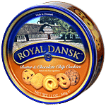 Buy Royal Dansk Butter Cookies & Chocolate Chip Cookies - Baked With ...