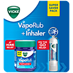 Buy Vicks VapoRub + Inhaler - For Cold & Cough Online at Best Price of ...