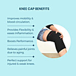 Buy Dr. Ortho Knee Support Cap - Cotton Fabric, Anti-Slip, Relives ...