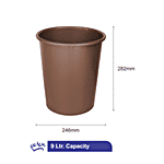 Buy Princeware Waste/Dustbin/Bucket - Deluxe, 100% Virgin Plastic ...