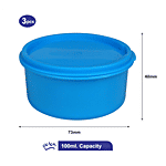 Buy Princeware Store Fresh Round Container - Plastic, Durable, BPA Free ...