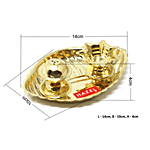 Buy HAZEL Shank Karma Brass Pooja Thali Brass For Prayer & Home Decor ...