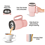Buy Asian Champion Handy Flask - Stainless Steel Inner, Pink, Easy Grip ...