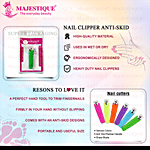 Buy Majestique Nail Clipper - Anti Skid, Sharp & Durable, Small Online ...