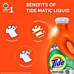 Buy Tide Matic Liquid Detergent - Front Load, Removes Stains & Gives ...