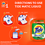 Buy Tide Matic Liquid Detergent - Front Load Online at Best Price of Rs ...