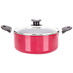 Buy Navrang Non-Stick Aluminium Biryani Pot/Handi/Kadai/Stew Pot - With ...