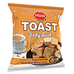 Buy PRAN Toast Baby Rusk - Premium, Crispy & Crunchy, Tea Time Snack ...