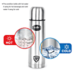 Buy Cello Flask With Jacket - Flip Lid, Stainless Steel, Vacuum ...