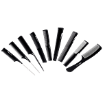 Buy Bronson professional Comb Set - Fine Teeth, Lightweight, For ...