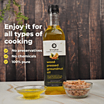 Buy Anveshan Wood Cold Pressed Groundnut/Peanut Cooking Oil Online at ...