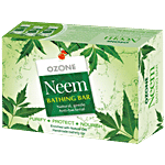 Buy Ozone Neem Bathing Bar - Natural, Gentle, Anti-Bacterial, Purifies ...
